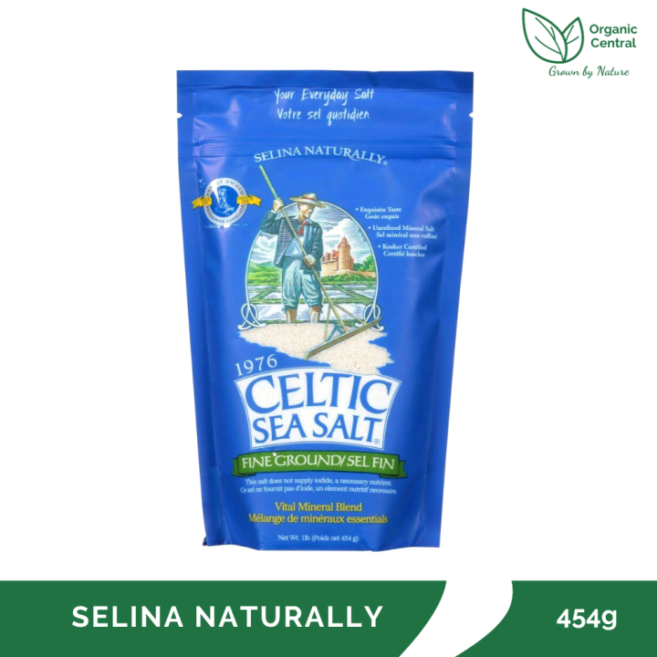 Selina Naturally Celtic Sea Salt Fine Ground Vital Mineral Blend ...