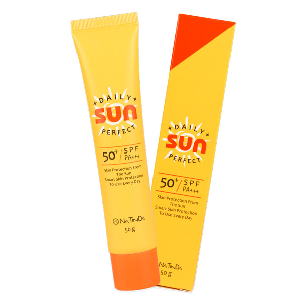NATINDA Daily Perfect Sun Cream SPF50+ PA+++ 50g (Sunblock / Sunscreen ...