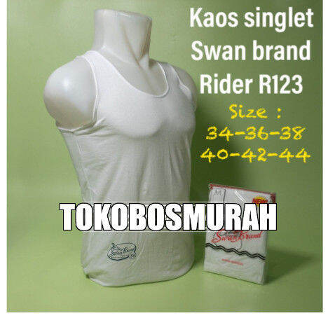 Kaos Singlet Swan Brand Rider Original R223 isi-1 | Lazada Indonesia