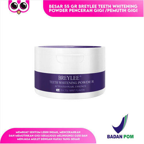 Breylee 55gr Teeth Powder Mencerahkan Gigi Perontok Karang Gigi ...