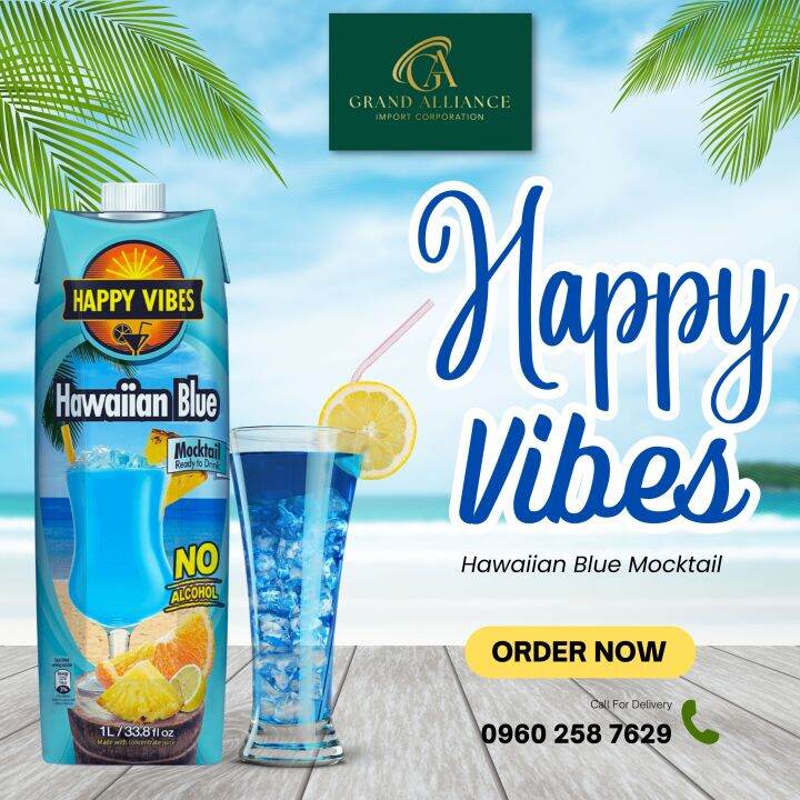 Happy Vibes Mocktail Juice (1pc x 1L) | Lazada PH