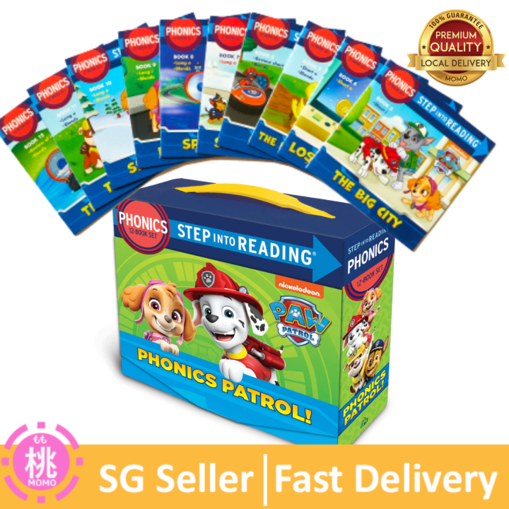 Paw Patrol Phonics Boxed Set Step into reading: 12 books set | Lazada ...