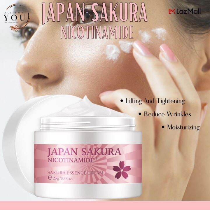 Japan Sakura Nicotinamide Sakura Essence Cream Lifting And Tightening ...