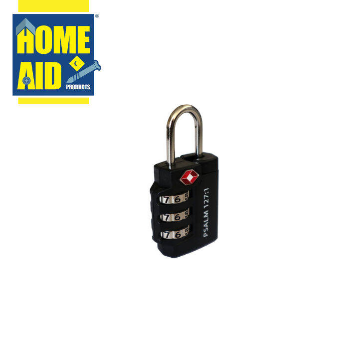 HOMEAID HDI-622 TSA 3D Combination Padlock | Lazada PH