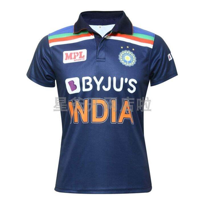 High qual India Home Rugby Cricket Cricket jerseys short sleeve Jersey ...