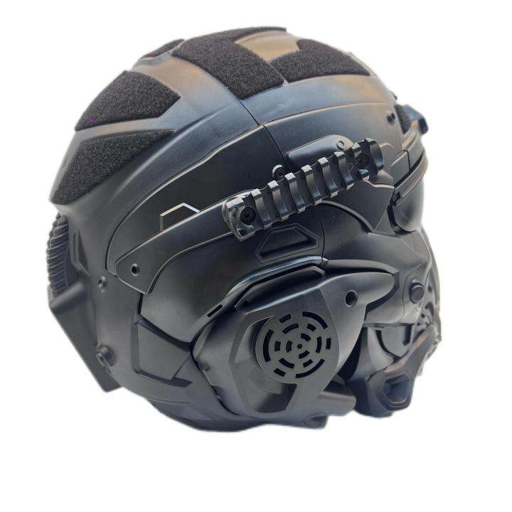 Tactical Assault Helmet With Fans And Headphone Airsoft Hunting ...