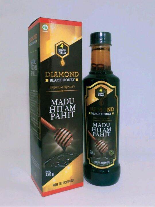 Madu Hitam Pahit DIAMOND Black Honey Fira Herbalindo 470gram | Lazada ...