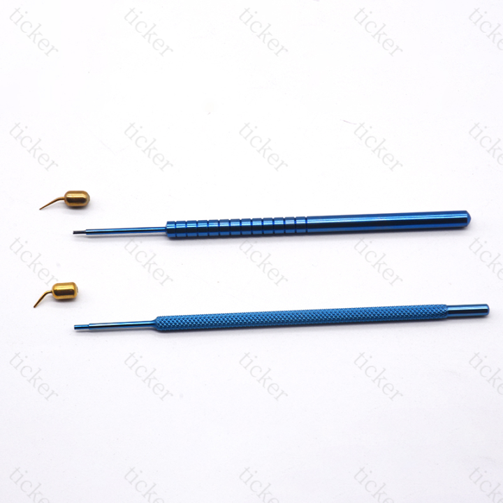Stainless steel titanium Hemostatic cautery handle Ophthalmic Micro ...