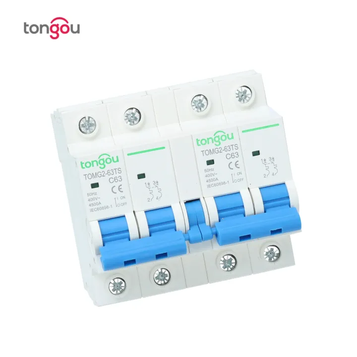 TONGOU 2P 63A MTS Dual Power Manual Transfer Switch Circuit Breaker MCB ...