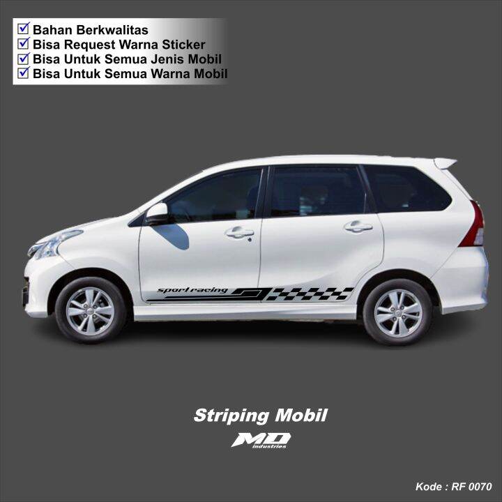 Striping Mobil Toyota Avanza - Daihatsu Xenia Toyota Rush - Daihatsu ...