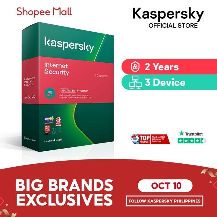 Special offer Kaspersky Internet Security 3 Devices - 2 Years (License ...