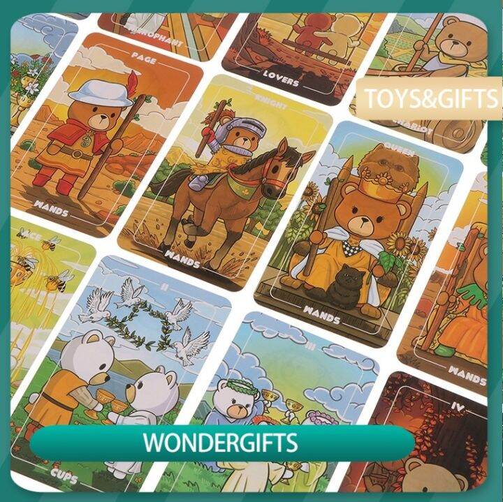 Teddy Tarot Deck with Instructions Tarot Card | Lazada Singapore