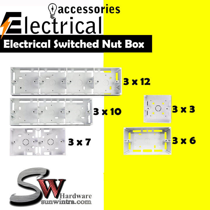 PVC Nut Box Switch Base | Lazada