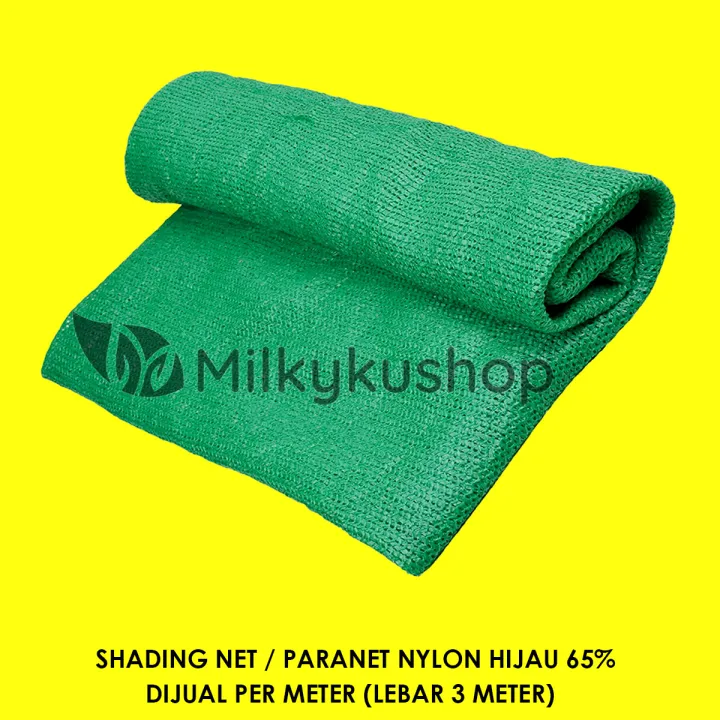 PARANET NYLON 65% LEBAR 3 METER JUAL PER 1 METER SHADING NET | Lazada ...