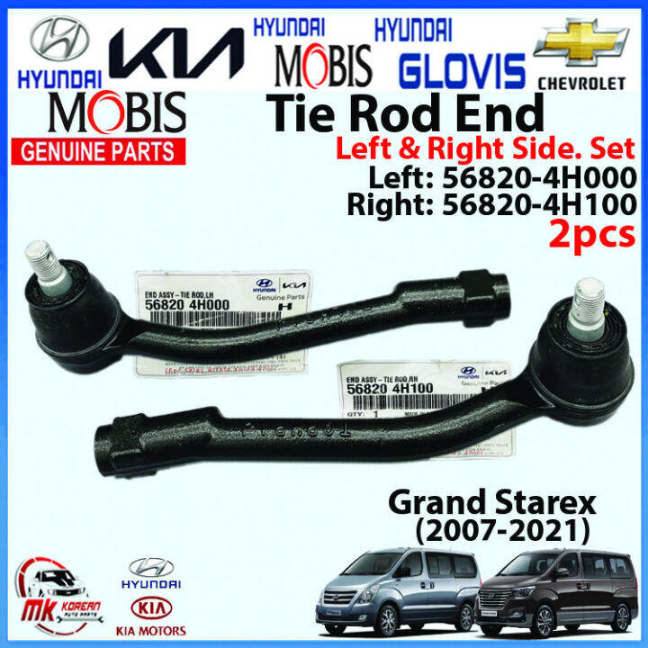 [GENUINE] Tie Rod End. Left & Right Side. Set. 2 pcs. for Grand Starex ...