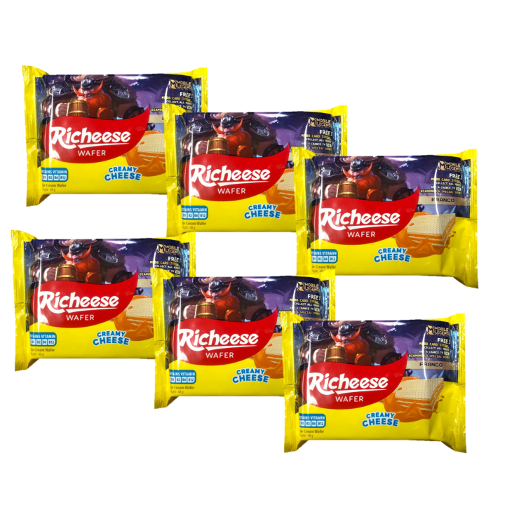 Richeese Cheese Wafer 48g - pack of 6 | Lazada PH