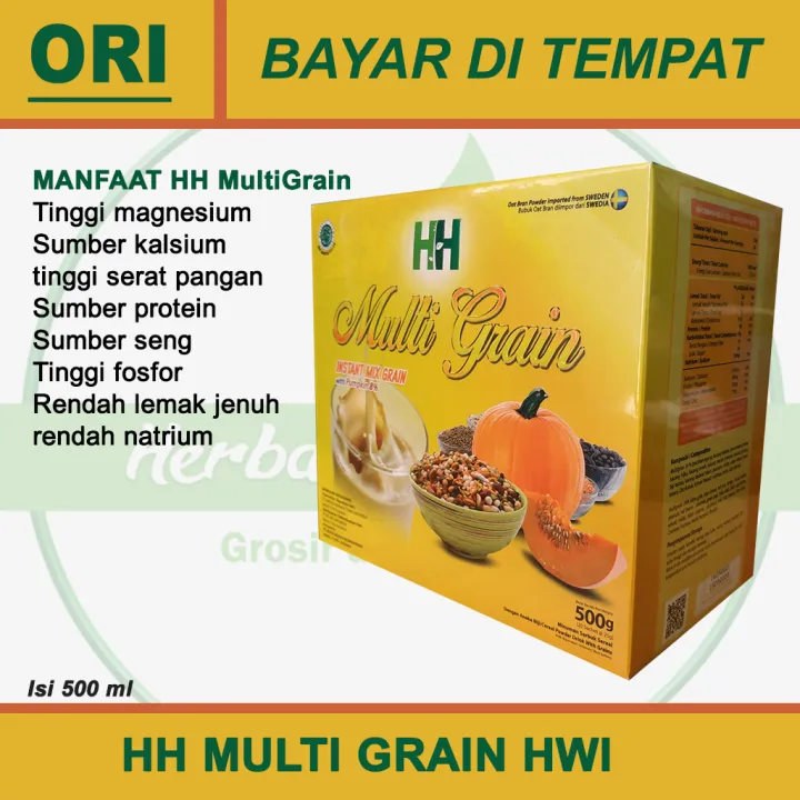 HH multigrain hwi ori isi 20 saset @500 gr - hh multi grain original ...