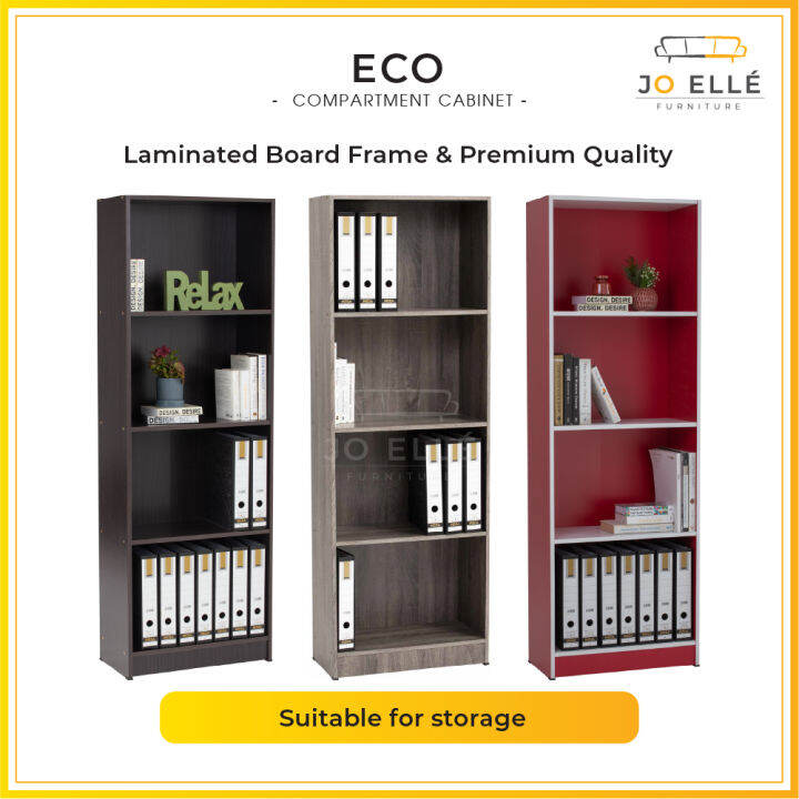 Jo ELLE - Aram 4C File Cabinet / Display Cabinet / Bookshelf / Book ...