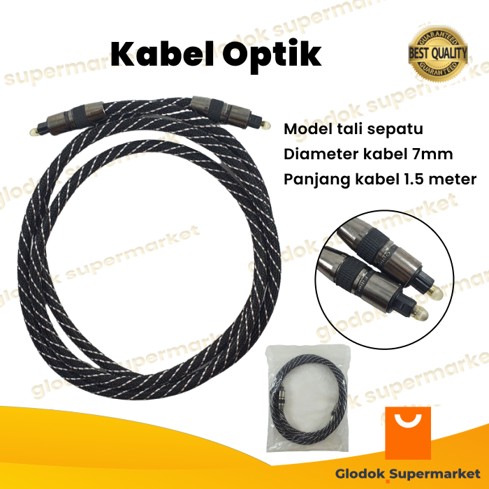 Kabel Optik Toslink Audio Fiber Optic Cable | Lazada Indonesia