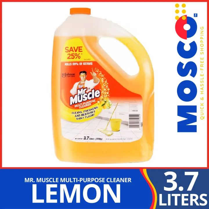 MR. MUSCLE Lemon Multi-purpose Cleaner 3.7L | Lazada PH