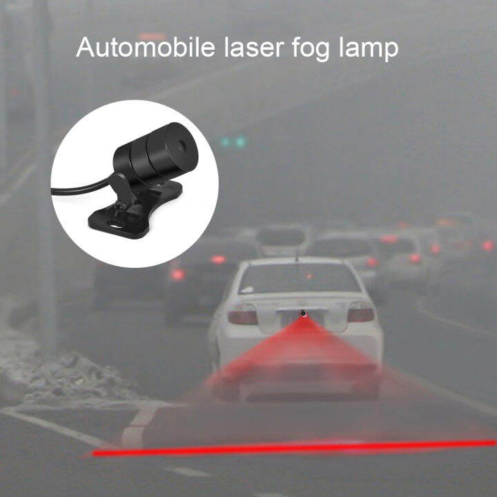 Car Anti-collision Laser Fog Light Automobile Anti Rear-end Tail Warning Light Parking Stop ...