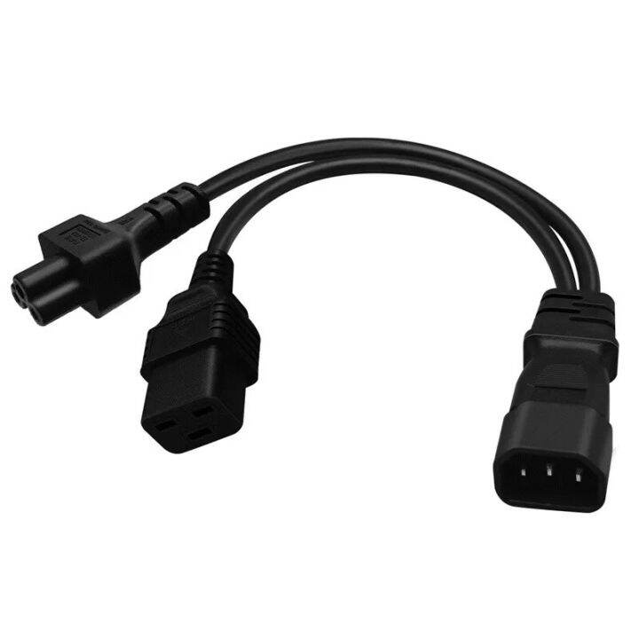 J80 IEC320 C14 Plug To C19 C5 Socket AC Power Extension Wire Cord Y ...