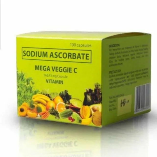 Mega Veggie C Sodium Ascorbate 100 capsules | Lazada PH