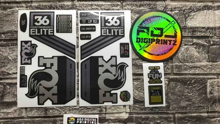 FOX 36 ELITE 2018 Decals Sticker More Colors | Lazada PH