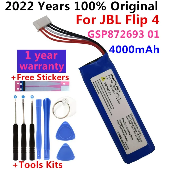 Flip 4 Jbl 100 Original 3000mAh Replacement 3.7V JBL Flip 4 Flip4 ...