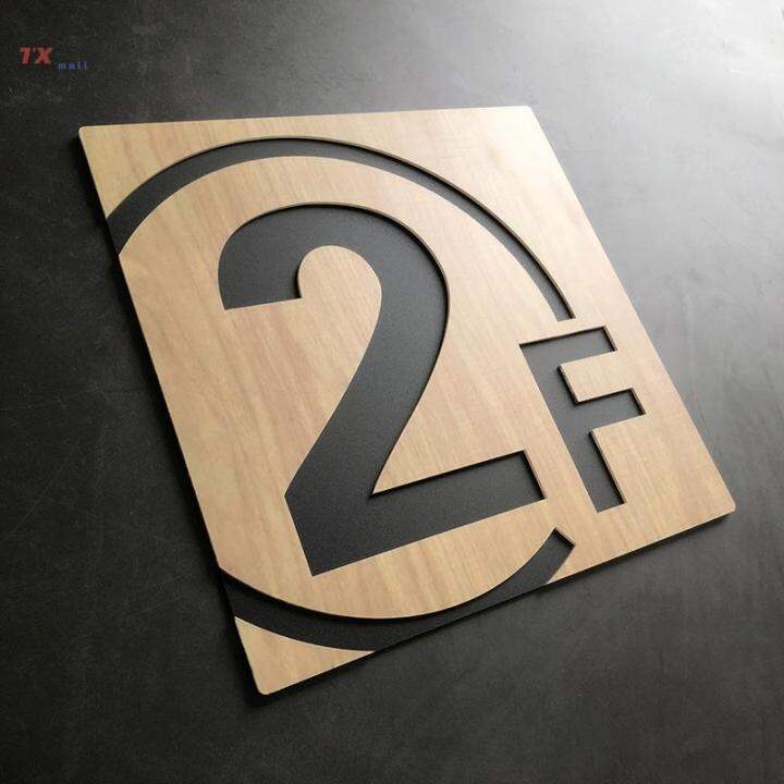 【TX】 Acrylic floor sign hotel elevator hotel index floor sign sticker ...