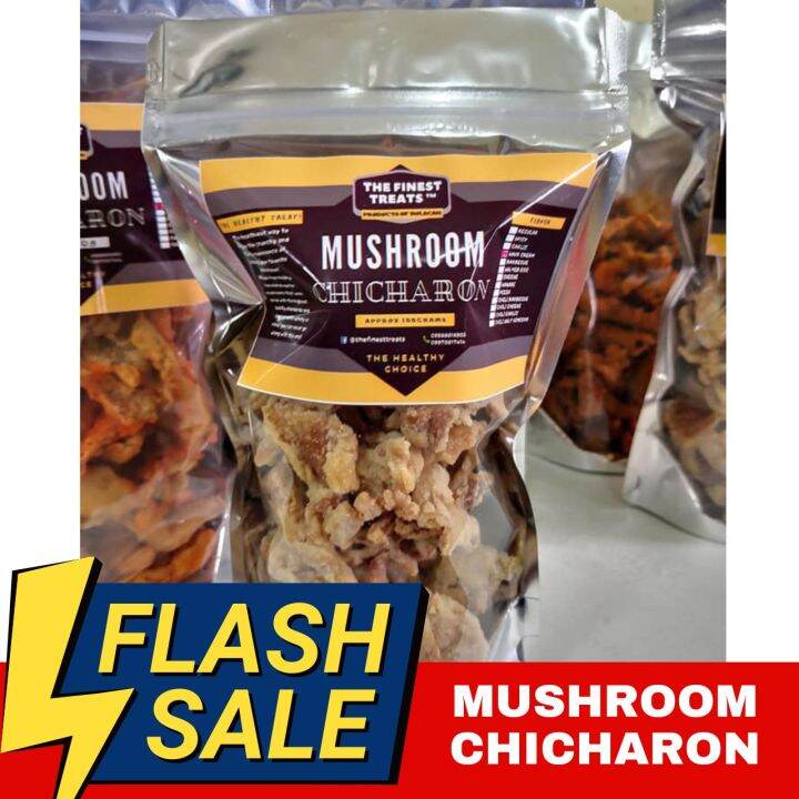 CRISPY MUSHROOM SNACKS CHICHARON ALUMINUM POUCH Mushroom Chicharon ...