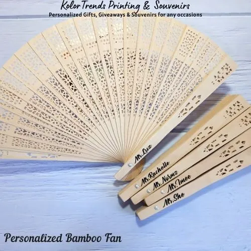 FREE Personalized Sandalwood Fan for Gifts, Souvenirs or Corporate ...