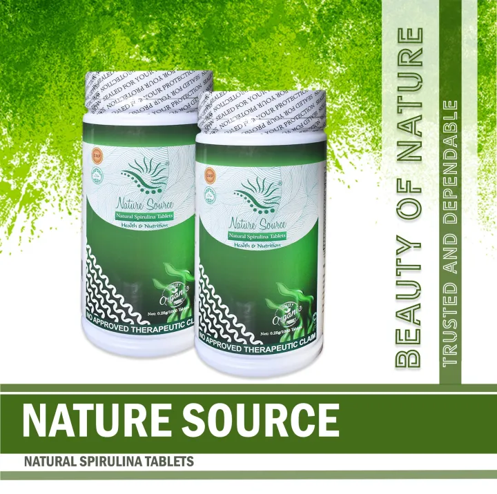 Nature Source Spirulina 1000 Tablets 2 Bottles | Lazada PH