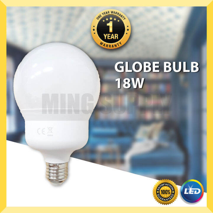 MS_ E27 LED Globe Bulb 18W G95 Mentol Lampu Light Screw Lighting Bulbs ...