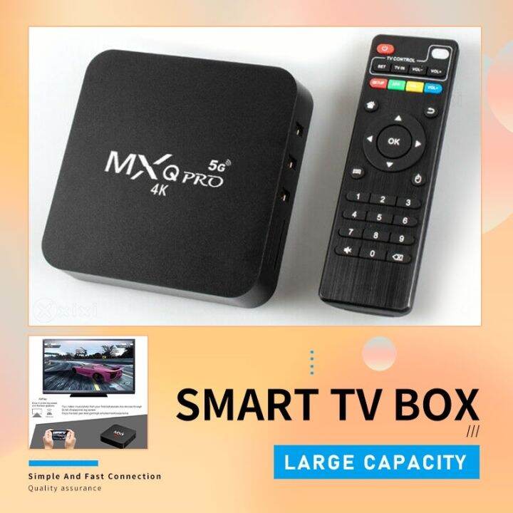 Tv Box Mxq Pro Tv Box 4k 5g Android Tv Box Smart Tv Box | Lazada PH