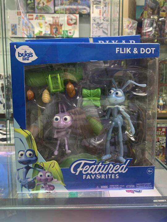 MATTEL DISNEY PIXAR A BUG’S LIFE FLIK & DOT Action Figure set New in ...