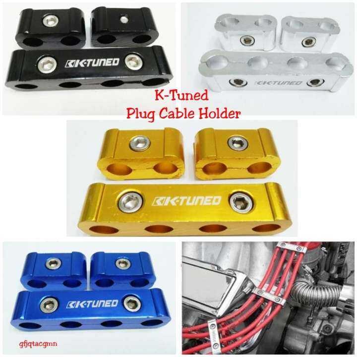 k-tuned Spark plug cable holder Aluminium 8 -10 mm For special arospeed ...