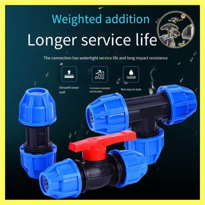PE Quick Connection PE Compression Fittings Elbow Coupling Tube Cap ...