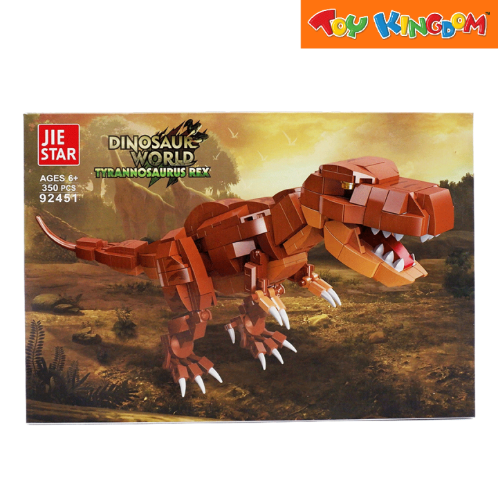 Jie Star Blocks Dinosaur World Tyrannosaurus Rex 350 pcs Building Set ...