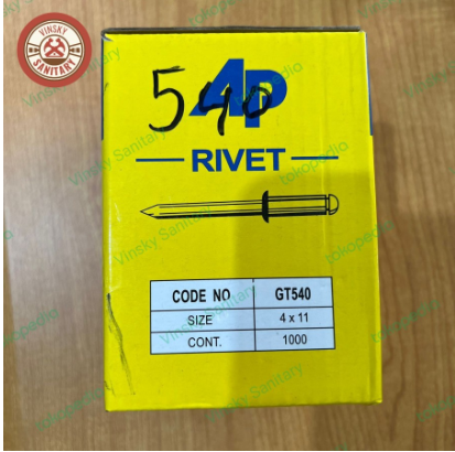 (Harga Per 1 Ktk) Paku Rivet AP 540 4MM X 11MM | Lazada Indonesia