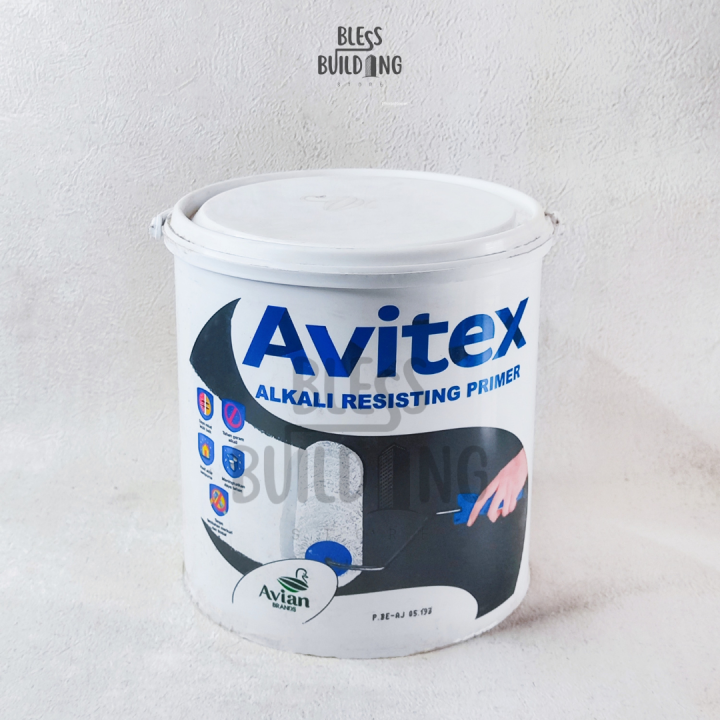 Avitex Cat Dasar Wall Sealer Alkali Resisting Primer Galon Putih Anti ...