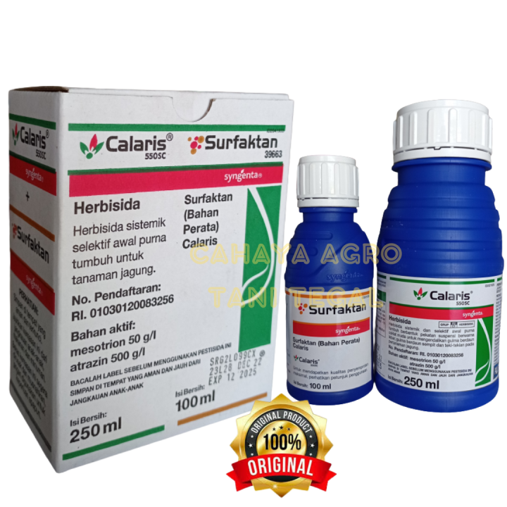 Calaris 550SC 550 SC 250ml + Surfaktan 100ml Herbisida Tanaman Jagung ...