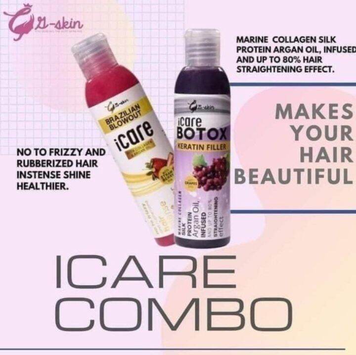 iCARE ORIGINAL / AUTHENTIC not rebrand Hair Botox / Brazilian Blowout ...