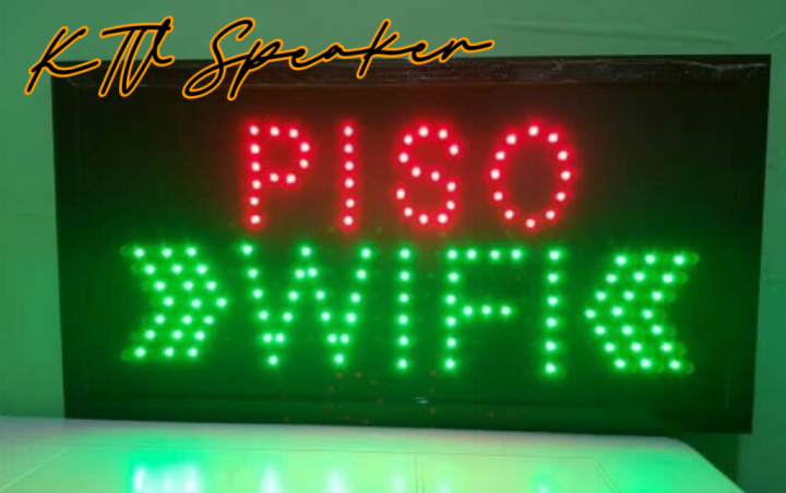 PISO WIFI LED SIGNAGE with LIGHTNING/tested before ship out | Lazada PH