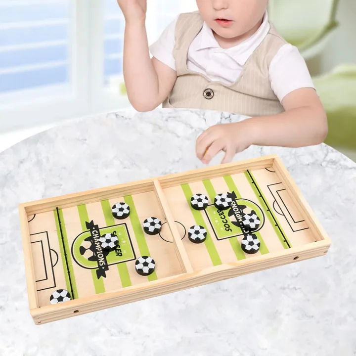 BolehDeals Fast Sling Puck Game Table เดสก์ท็อป Battle Ice Hockey Game ...