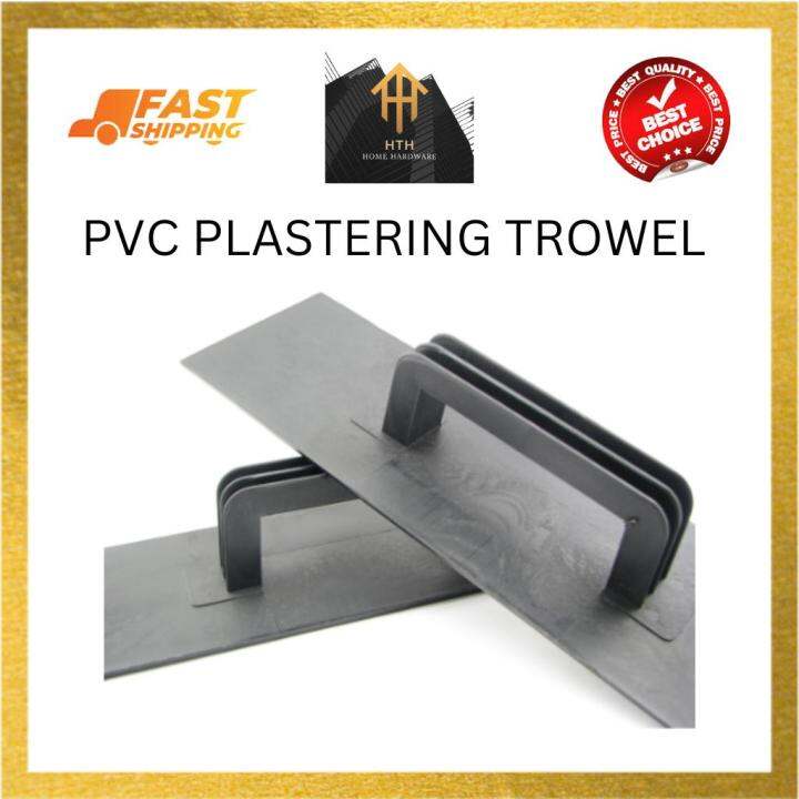 PVC PLASTERING TROWEL 4'' X 12'' LICIN ATAU FINE TEETH | Lazada