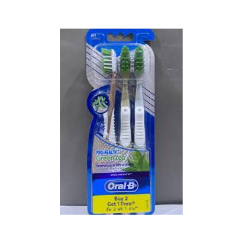 Oral-B Soft Pro Health Green Tea Toothbrush 3s | Lazada PH