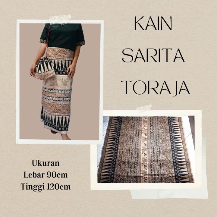 Kain Sarung Toraja Kain Sarita Khas Etnik Sulawesi Otentik Tradisional ...