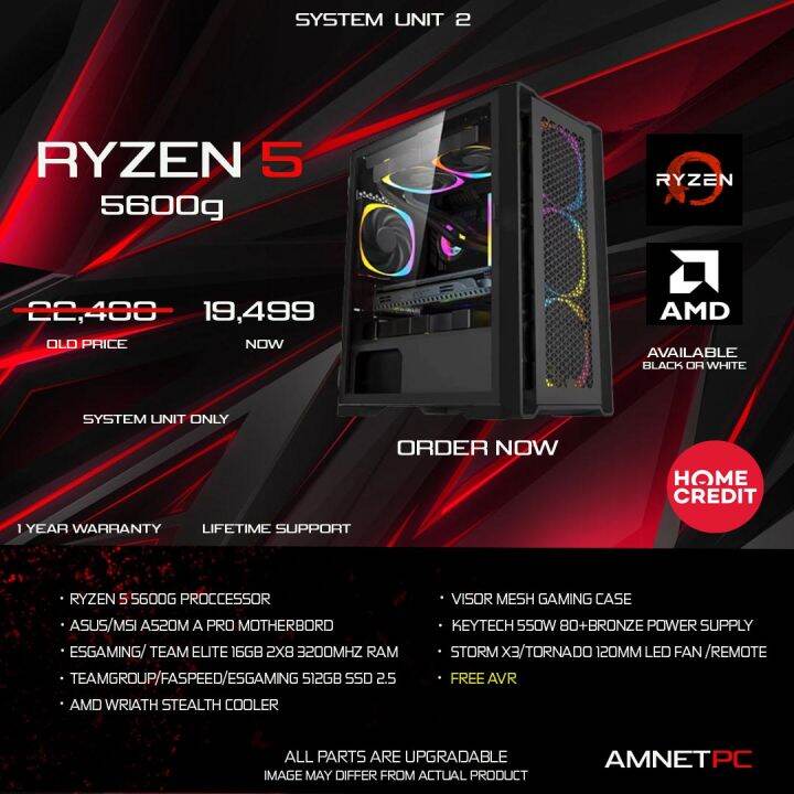 AMD RYZEN 5 5600g Msi A520m A Pro / MSI B450m A Pro max 16gb DDR4 Ram ...