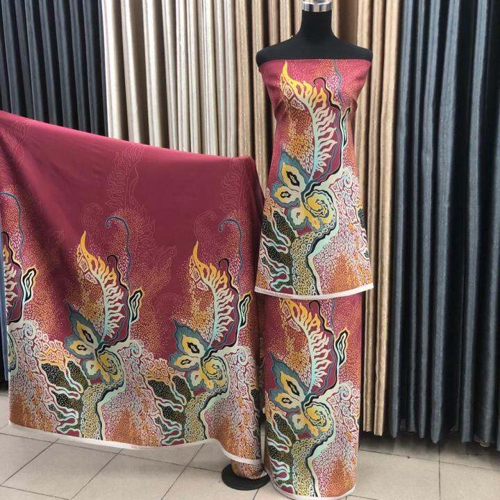 [NEW 2022 ] KAIN SUTERA LEMBUT CORAK BATIK / KAIN SUTERA AIDA DALIATEX ...